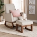 Baxton Studio Yashiya Mid-century Retro Modern Light Beige Fabric ...